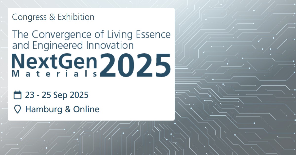 NextGen Materials 2025 | NextGen Materials: The Convergence of Living ...